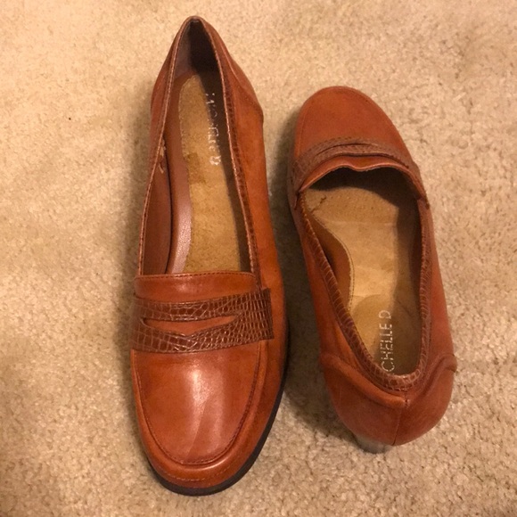 Michelle D | Shoes | Michelle D Heeled Penny Loafers | Poshmark